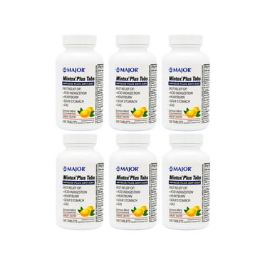 Mintox Plus Antacid Generic Maalox Plus Tablets Lemon Flavor Tablets ...