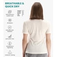 Merino.tech Women's Short Sleeve T-Shirt - Merino Wool Tee with Merino ...