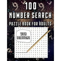 Number Search Puzzles For Adults: Number Find Puzzle Books For Adults ...