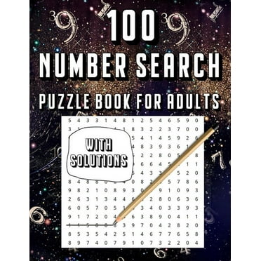 Number Search Puzzles For Adults: Number Find Puzzle Books For Adults ...