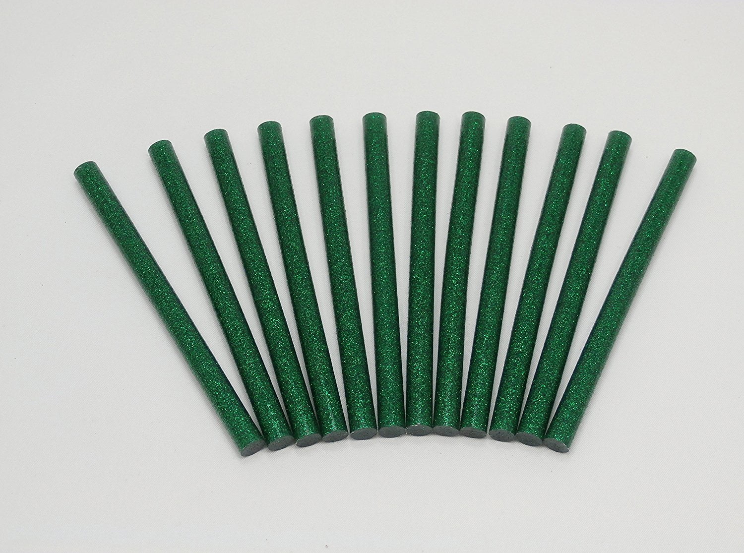 GlueSticksDirect Green Glitter Faux Wax Glue Stick Mini X 4" 24 Sticks ...