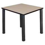 Regency 42" Square Table with Black Post Legs - Walmart.com