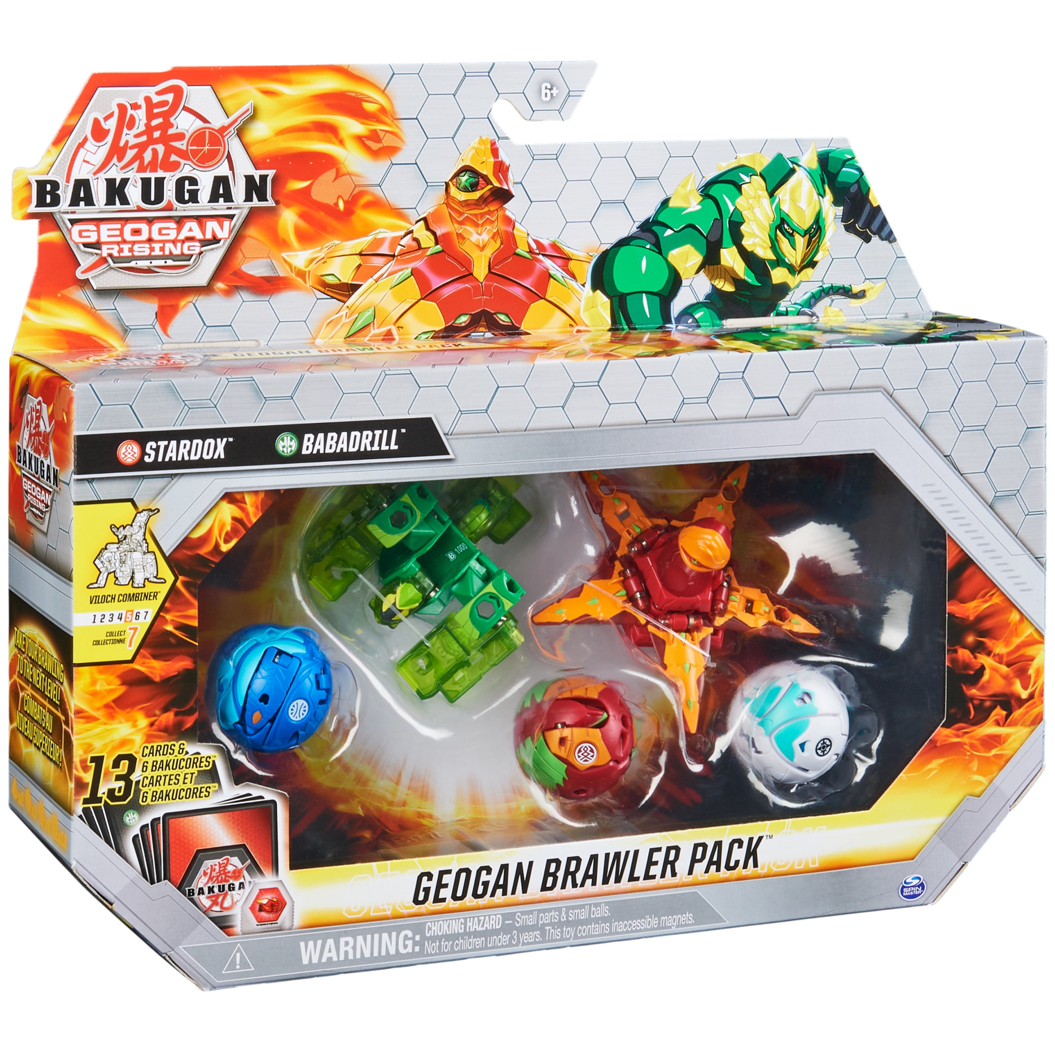 Buy Bakugan Geogan Brawler 5-Pack, Exclusive Stardox and Babadrill ...