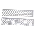 LOLIPPYY 2Pcs Metal Drawing Ruler with Ergonomic Grips for Precise Dot ...