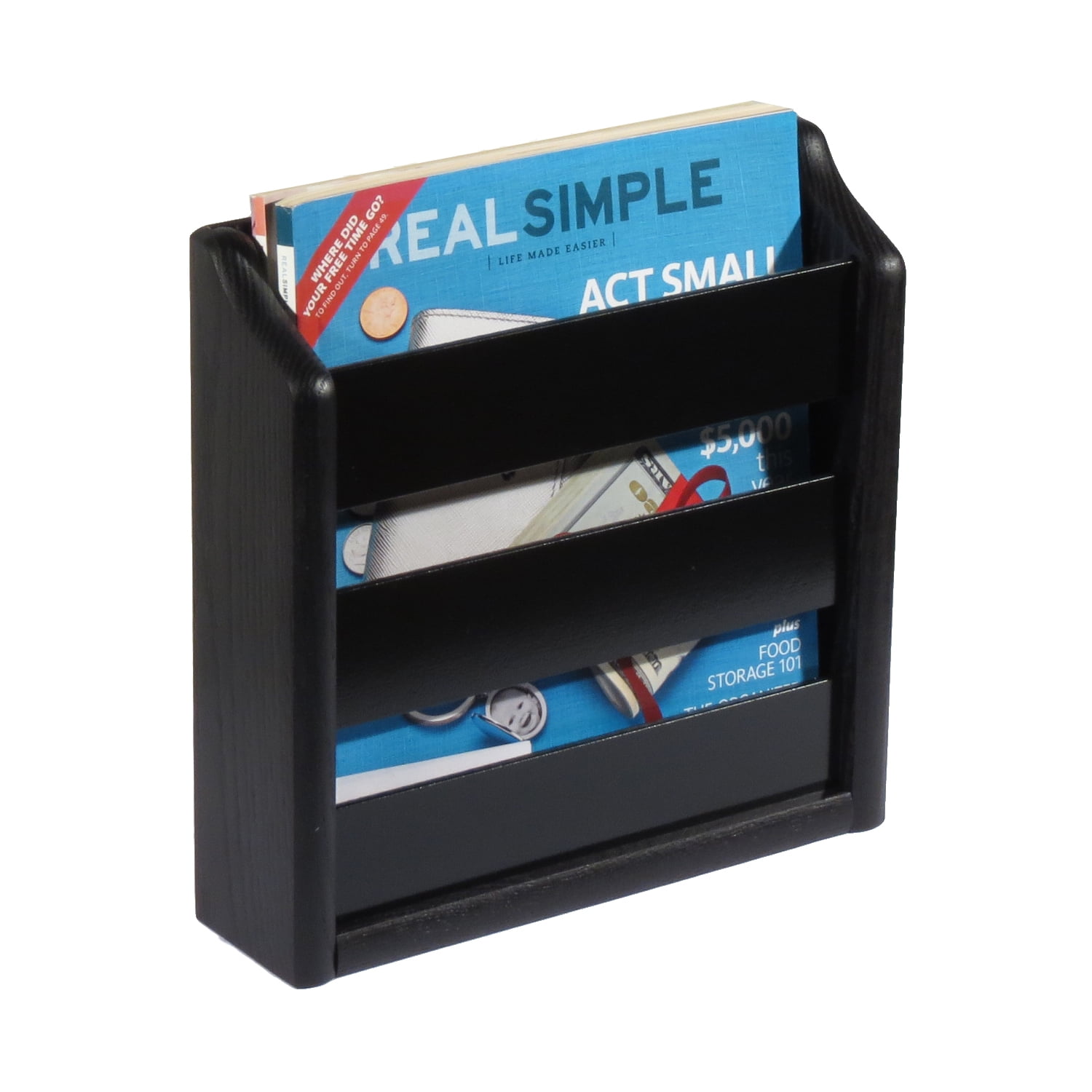 Wooden Mallet Oak Magazine Rack - Walmart.com