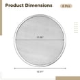6 Aluminum Pizza Pans with Vent Holes, 12 Inches, Mesh Pizza Baking ...