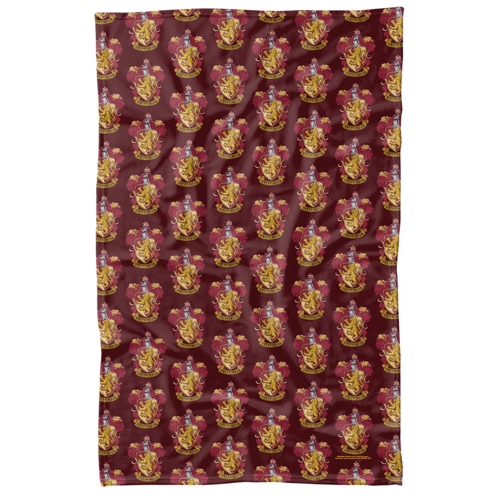 Harry Potter Gryffindor Crest Fleece Blanket 36' x 58',Gryffindor Crest ...