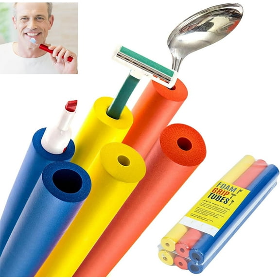 Impresa Medical Support Foam Grip Tubing for Utensil Handles, 6 pack ...