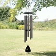 CC Outdoor Living 44" Silver Speckle Outdoor Patio Garden Wind Chime ...