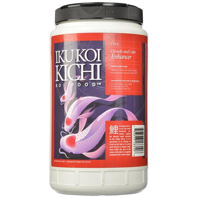 Iku Koi Kichi KKFA2 2 lbs Color Enhancer Fish Food - Walmart.com
