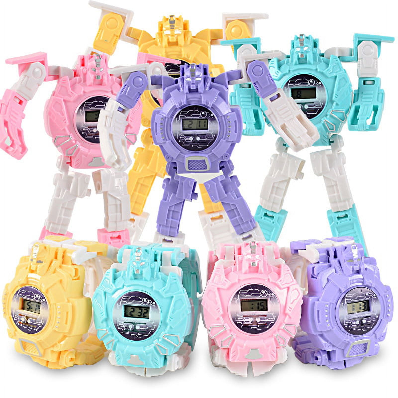 Reloj transformador para niños, Robot Transformers, juguetes, reloj ...