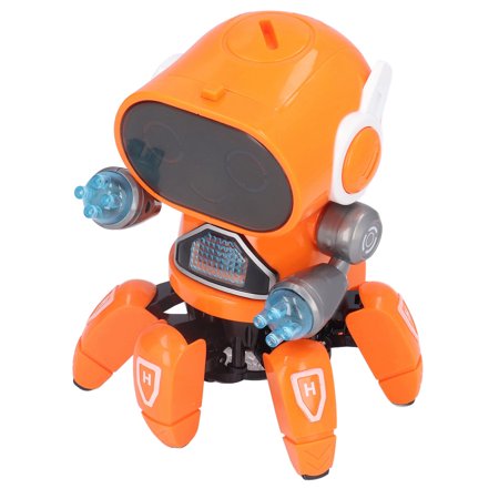Electric Dancing Robot Toy Unique Hexapod Design Orange Remote Control ...