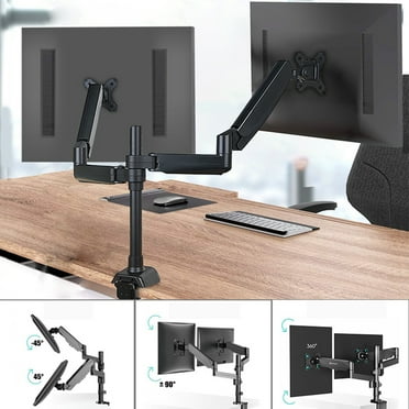 Mount-It! Dual Monitor Desk Mount | Fits 17-32 Inch Screens - Walmart.com