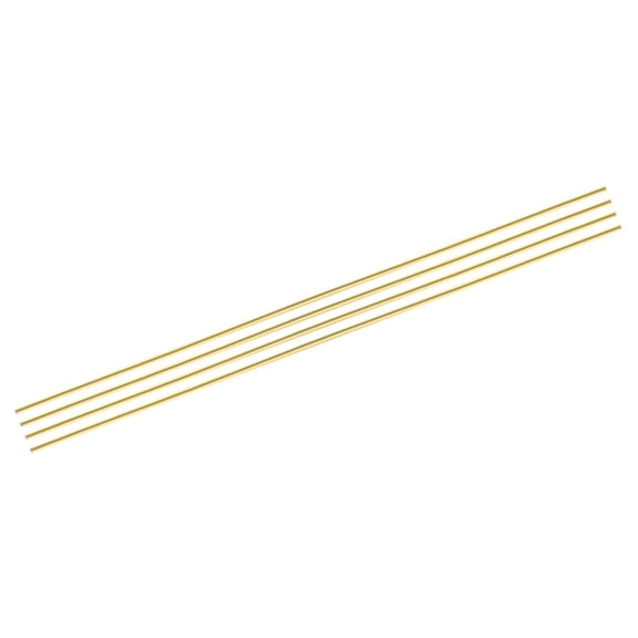 1pcs Brass Rods 1/8" x 10" Brass Solid Round Stock Lathe Bar for Knife ...