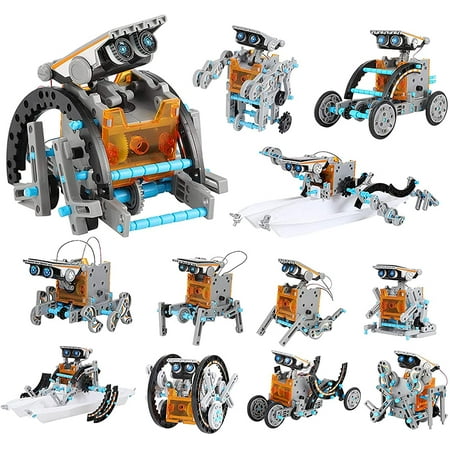 HHHC 12-in-1 STEM Solar Robot Kit Toys Gifts for Kids 8 9 10 11 12 13 ...