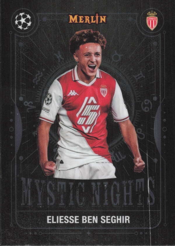 2024-25 TOPPS MERLIN UEFA CLUB COMPETITIONS MYSTIC NIGHTS #MN-25 ...
