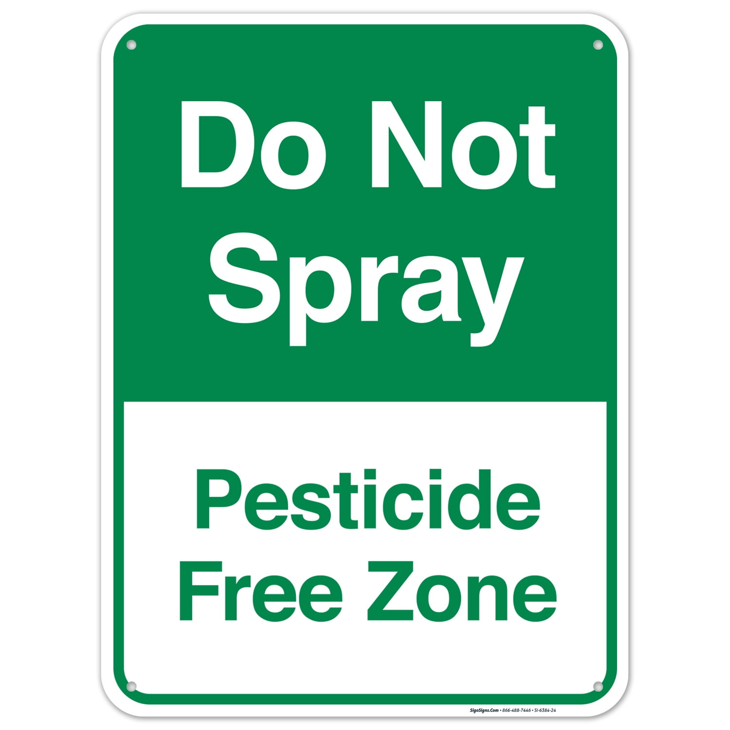 Do Not Spray Sign, - Walmart.com