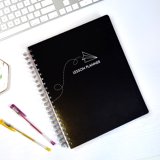 3Birds Design 12-Month Undated Teacher Planner, 9x11, Spiral Bound ...