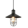 LNC 1-Light Farmhouse Lantern Pendant with Clear Glass for Kitchen Island or Dining - Walmart.com