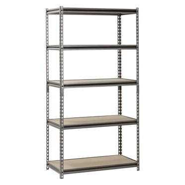 Muscle Rack 48"W x 18"D x 72"H 5-Shelf Steel Freestanding Shelves ...
