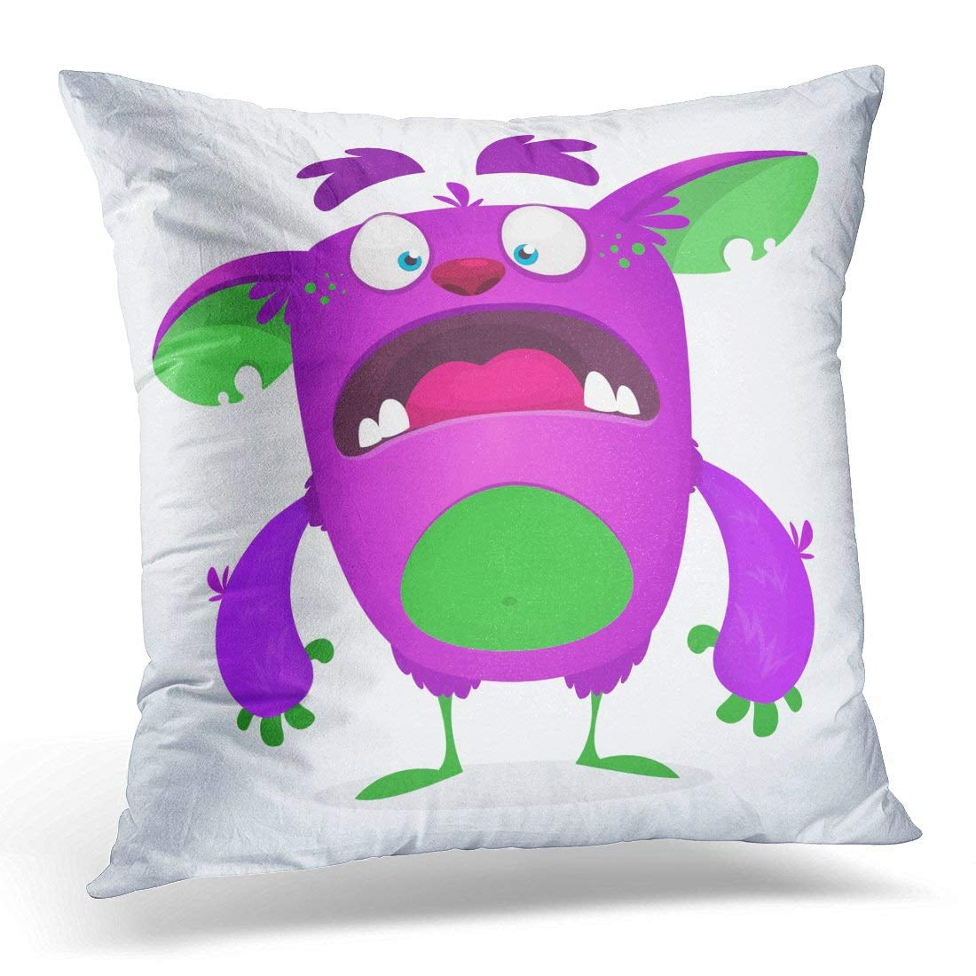 USART Colorful Strange Scared Funny Cartoon Monster Halloween Purple ...