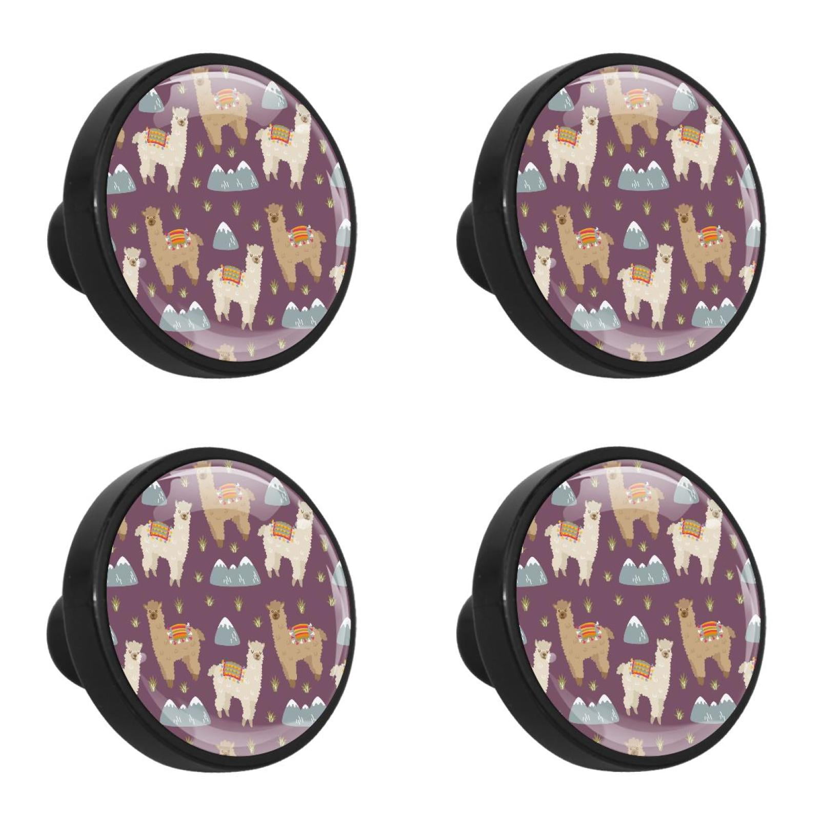 4 Pcs Alpaca Knobs for Kitchen Cabinet Cupboard Dresser Bookcase Drawer ...