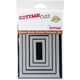 CottageCutz Nested Dies 5/Pkg-Wacky Stitched Rectangle - Walmart.com