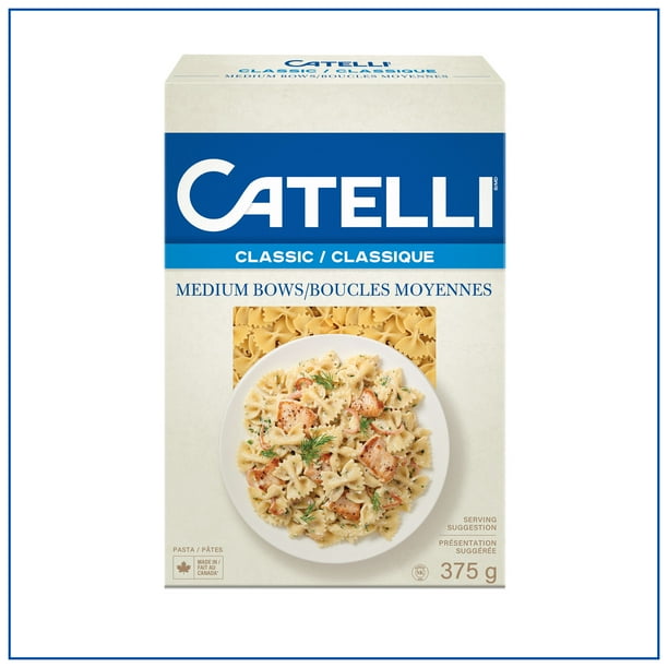 Catelli Classic Medium Bows Pasta, 375g, 375 g - Walmart.ca