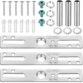 3 Pack Ceiling Light Fixture Mounting Bracket Kit, 4 Inch Light ...