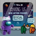Among Us Articulated Mini Action Figures, 6 Pack, 2-Inch Poseable ...