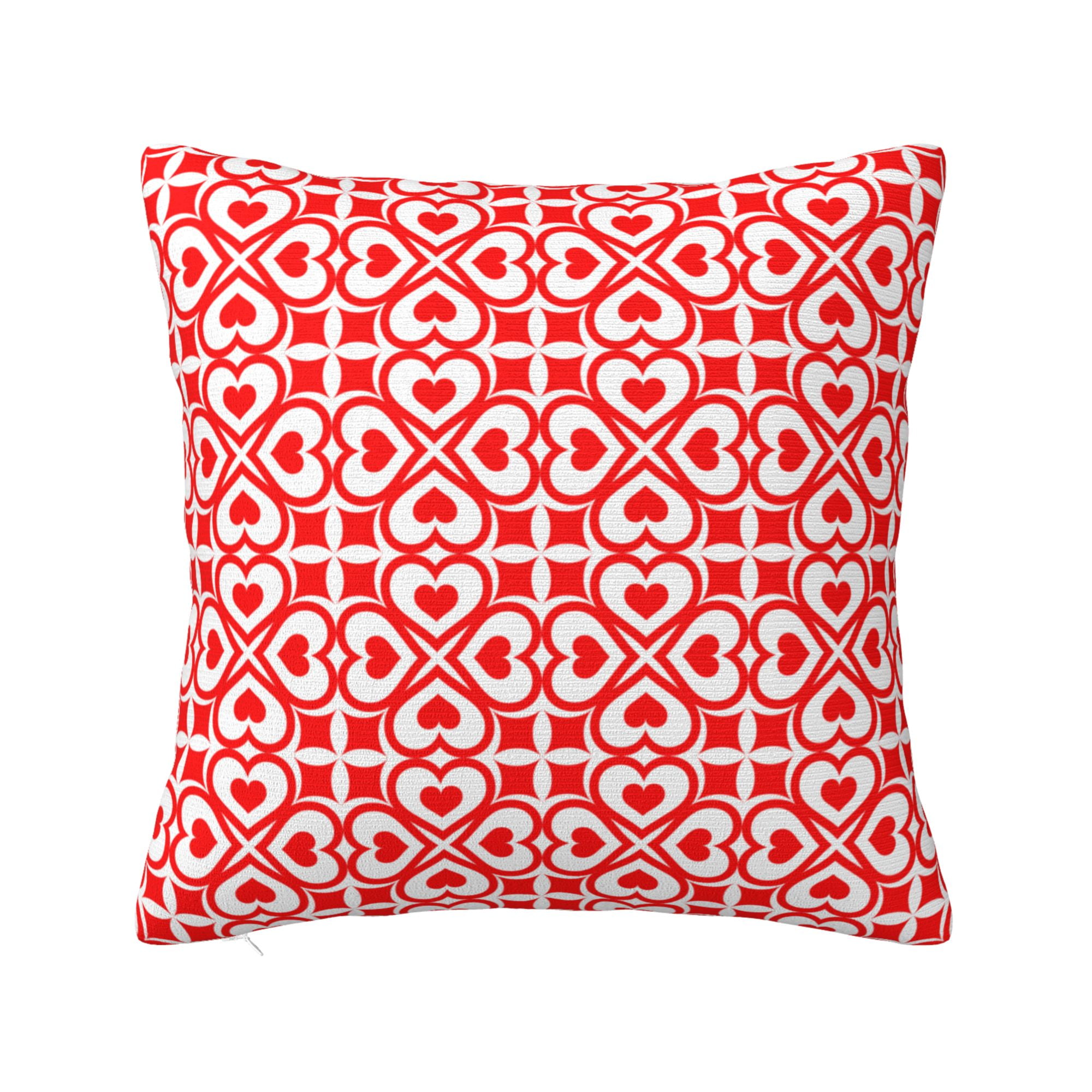 ZICANCN Background Red Checker Decorative Throw Pillow Covers, Bed ...