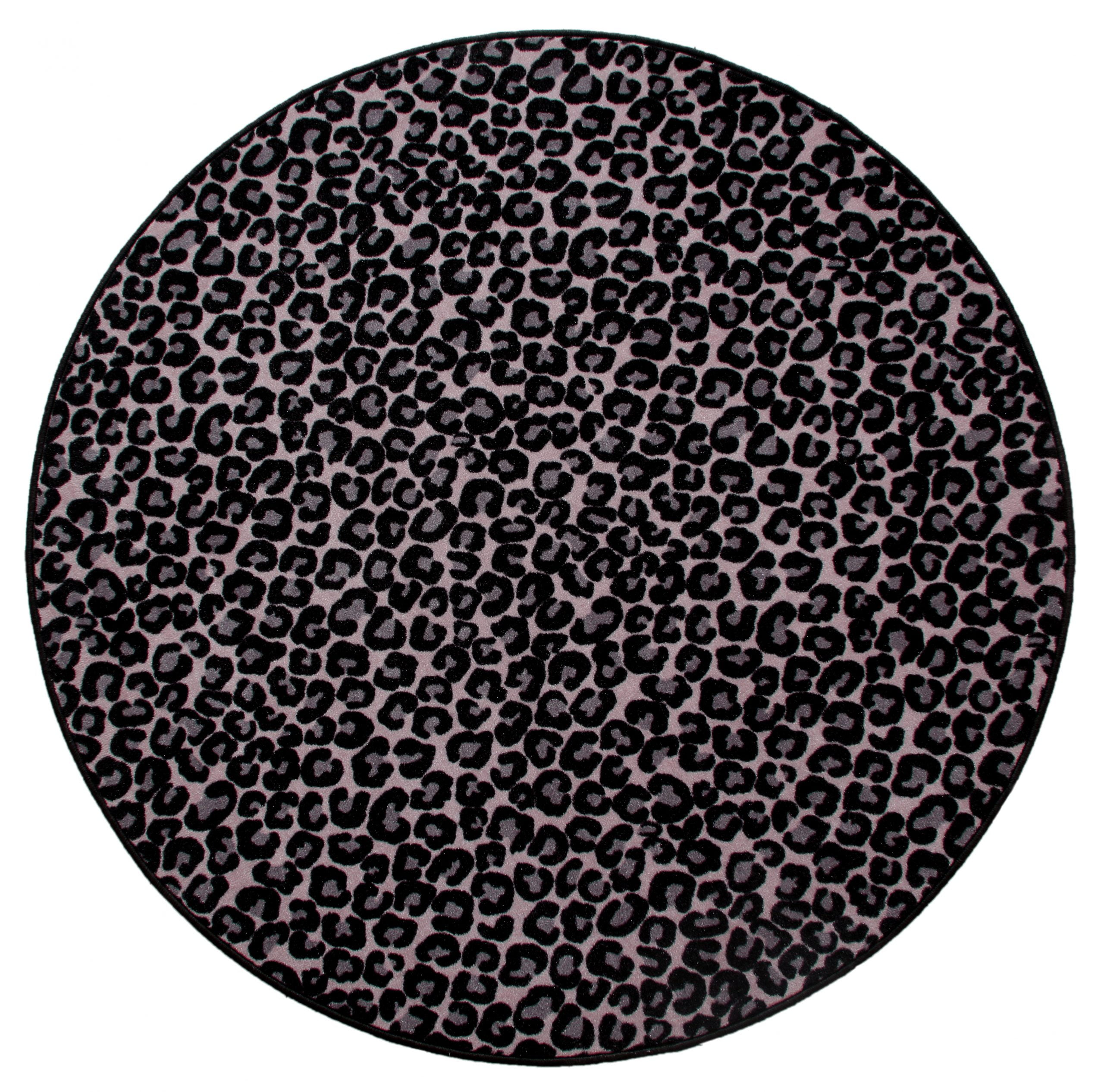 Furnish My Place Animal Print Rug - 7 ft. Round, Cheetah Go Getter ...