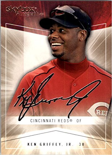 2005 SkyBox Autographics #17 Ken Griffey Jr. MLB Baseball Trading Card ...