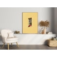 Affixzi Minimalist Self-care Good Vibe Print: Yellow & Red Abstract ...