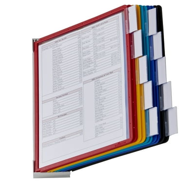 Durable InstaView Expandable Desktop Reference System with Assorted ...