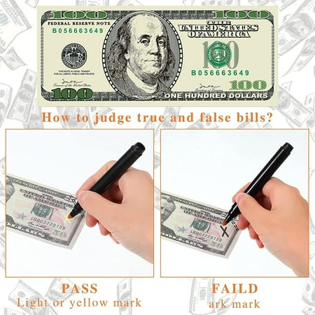 Counterfeit Bill Detector Pen Fake Bill Detector Pen Pen Money Checker ...
