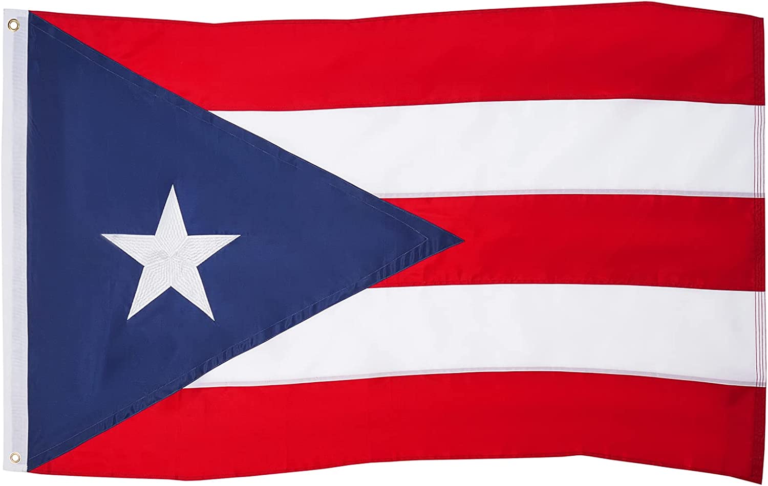 FLAGWIN Puerto Rico Flag 3x5 Feet Nylon Puerto Rico Nautical Flags ...