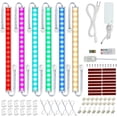 Under Cabinet Lighting Kit. Color & Bright Warm White Light. Slim ...