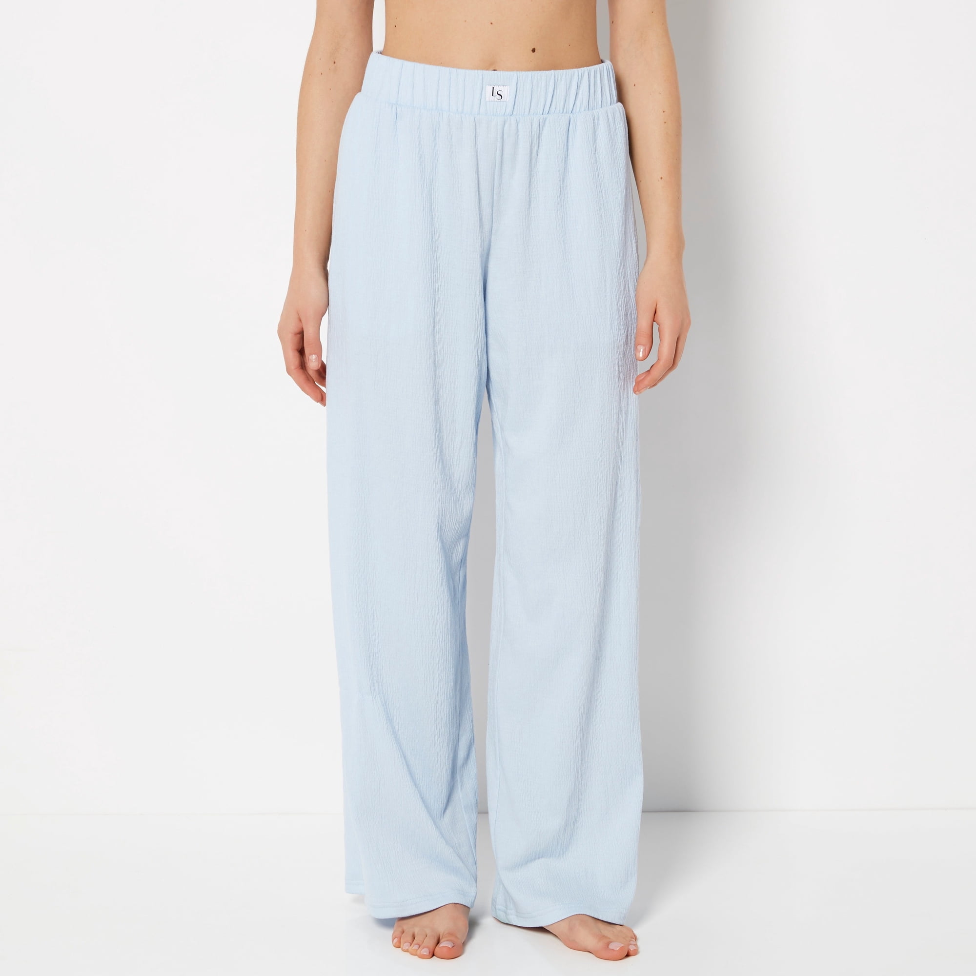 Click here for La Senza Casual Sleep Textured Knit Pant In Skyway prices