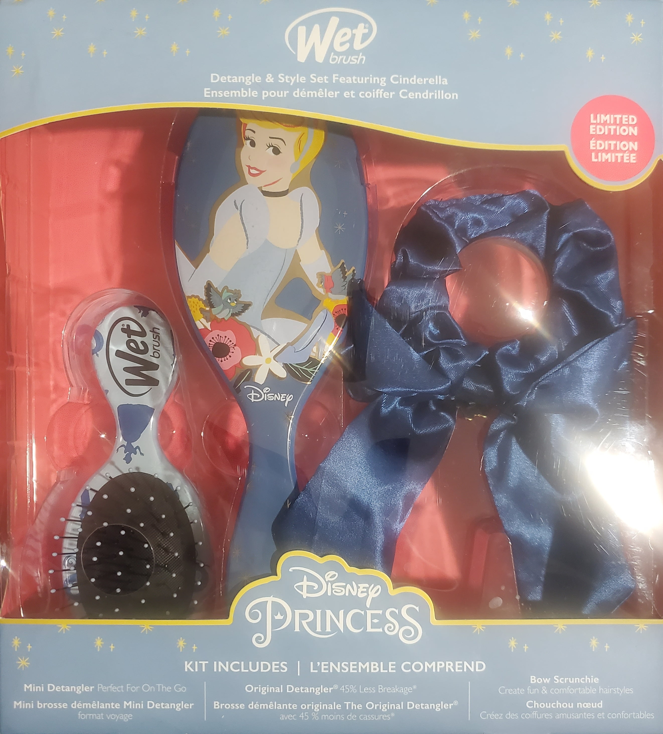 Cinderella Wet Brush Detangle & Style Set Featuring Disney Princess ...
