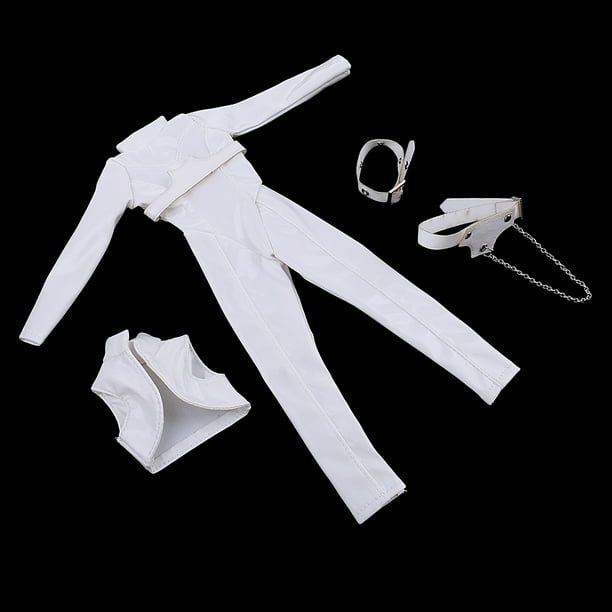 1/6 Female Body Cool Leather Jumpsuit Bodusuit 2'' Kumik Action Figures ...