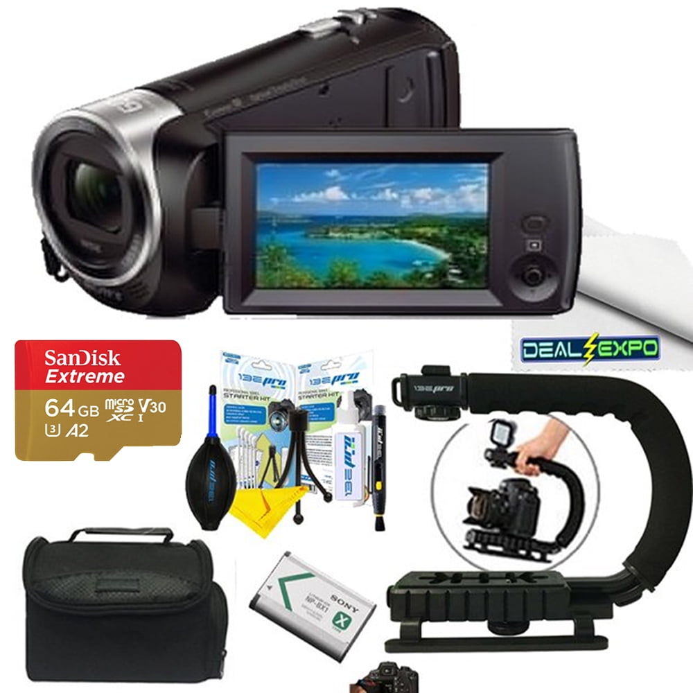 Sony HDR-CX405 HD Handycam +64GB Deal-Expo Accessory Bundle - Walmart.com
