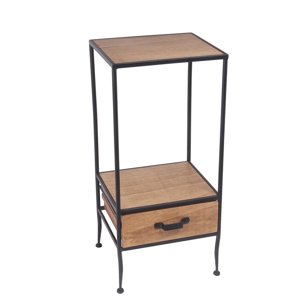 Privilege Metal Accent Stand With 1 Drawer 24621 - Walmart.com ...