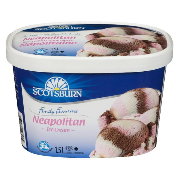 Scotsburn Family Favorites Neapolitan Ice Cream, 1.5 L - Walmart.ca