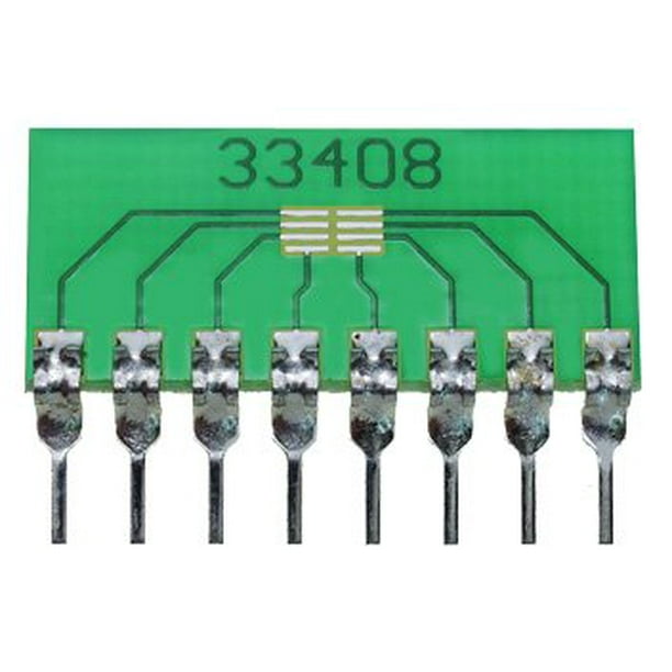 8 Pin SIP Surface Mount Integrated Circuit Adapter (0.35" x 0.8 ...