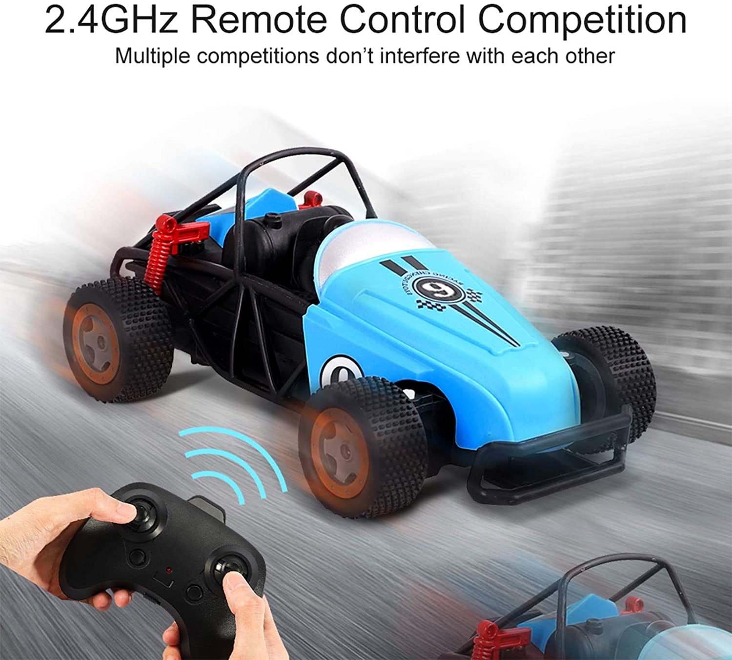 Buy Remote Control Car for Boys, Rabing Racing RC Car 2.4GHz Electric 1 ...