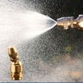 Adjustable High Pressure Brass Misting Sprayed Nozzle For Garden ...