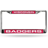 Wisconsin Badgers #1 Fan Metal License Plate - Walmart.com