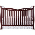 Dream On Me Violet 7-in-1 Convertible Crib Cherry - Walmart.com