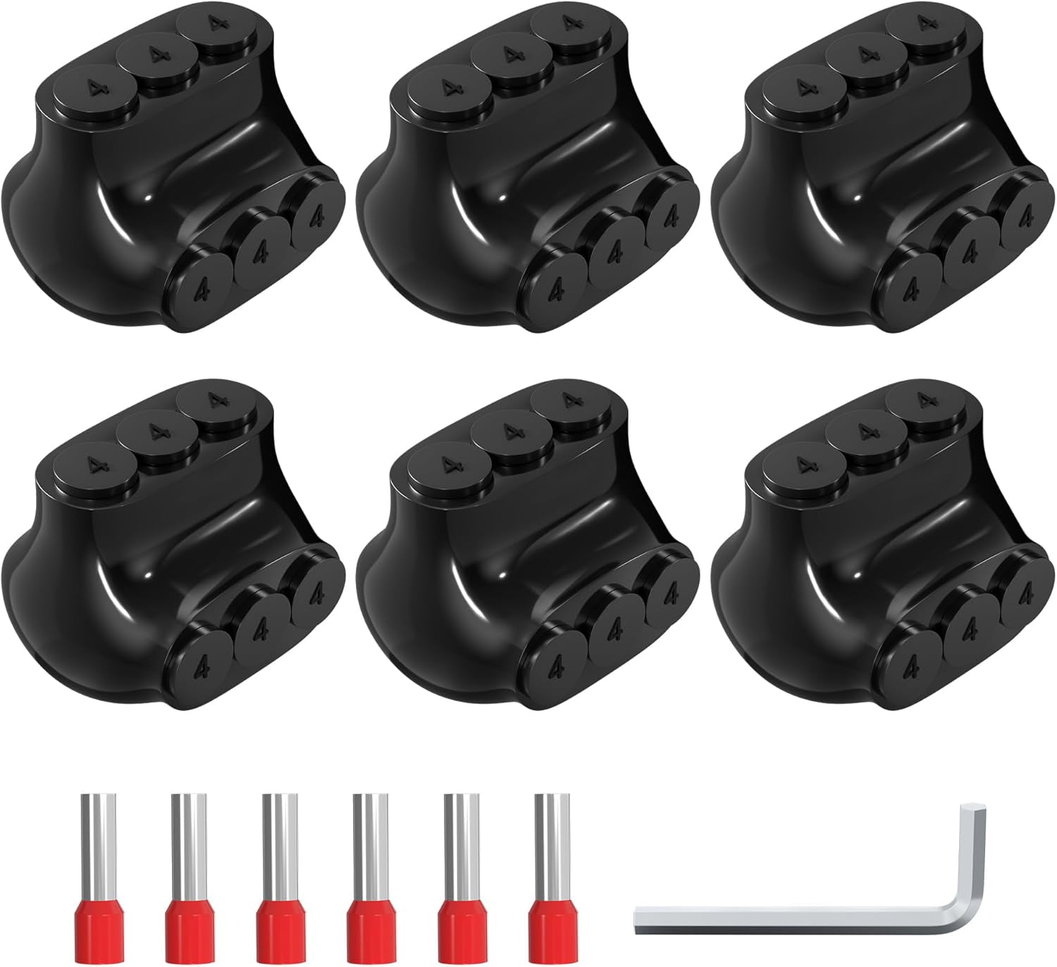 3 Port Insulated Multi Tap Connector Aluminum to Copper Wire Connectors ...
